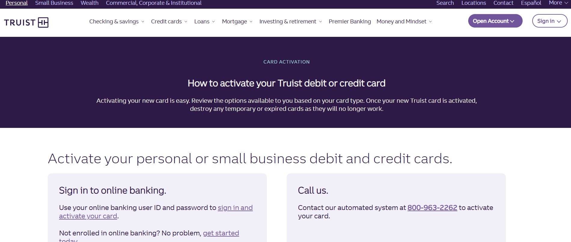 How To Activate Your Truist Debit or Credit Card 2026 - VIDISHA